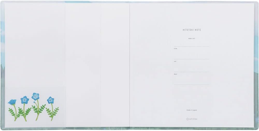 King Jim - Hitotoki Notebook - SQUARE SIZE - Blue Sky – Penosaur