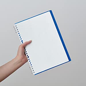 King Jim - TEFRENU Ring Notebook - A4 Vertical [Light Blue] – Penosaur