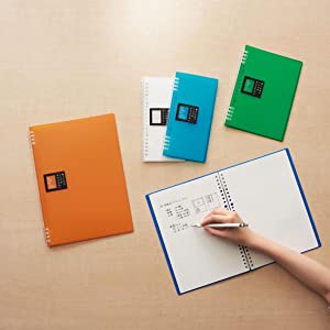 King Jim - TEFRENU Ring Notebook - B5 Vertical [Black] – Penosaur